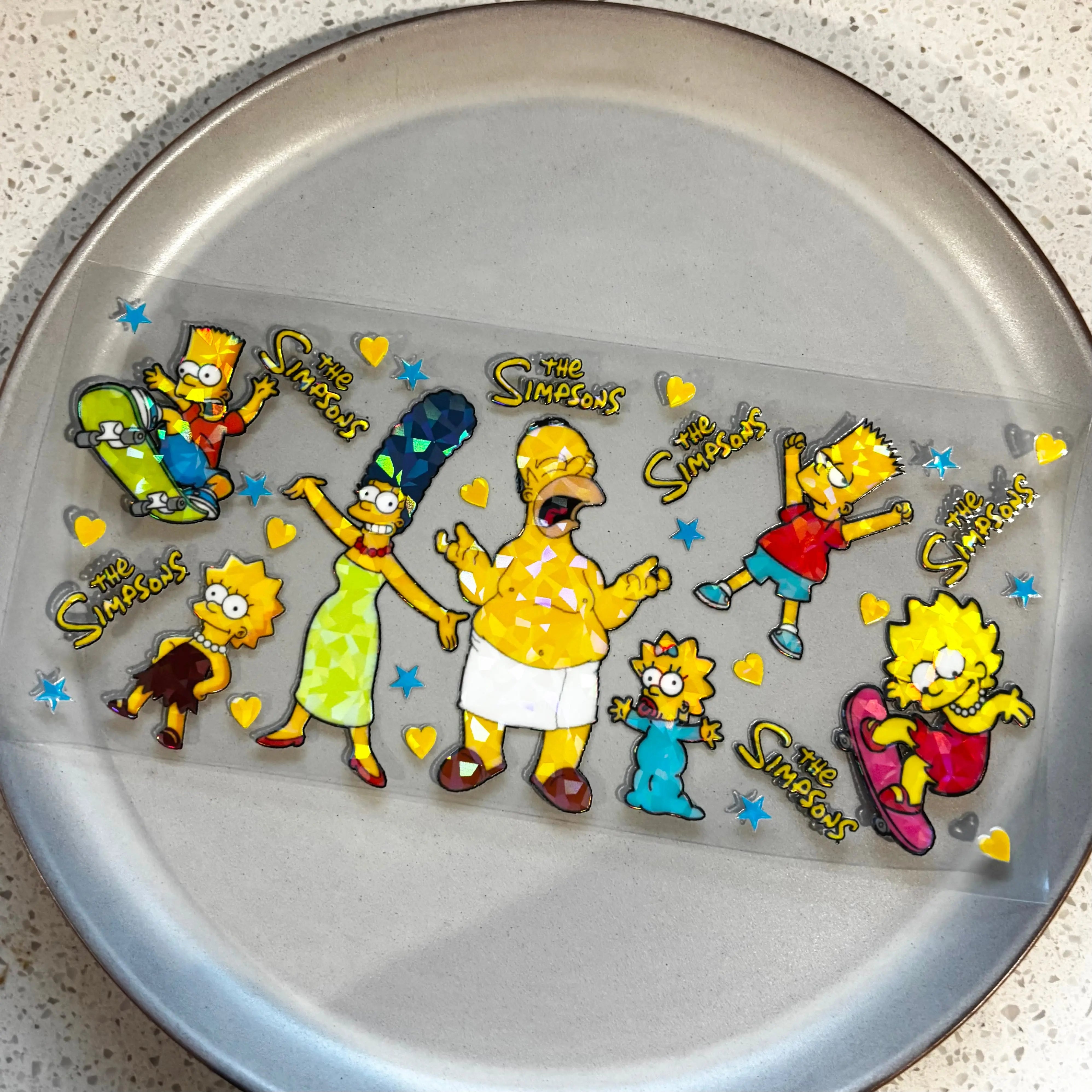 The Simpsons Holographic UV DTF WRAP – KK Scents & Co.