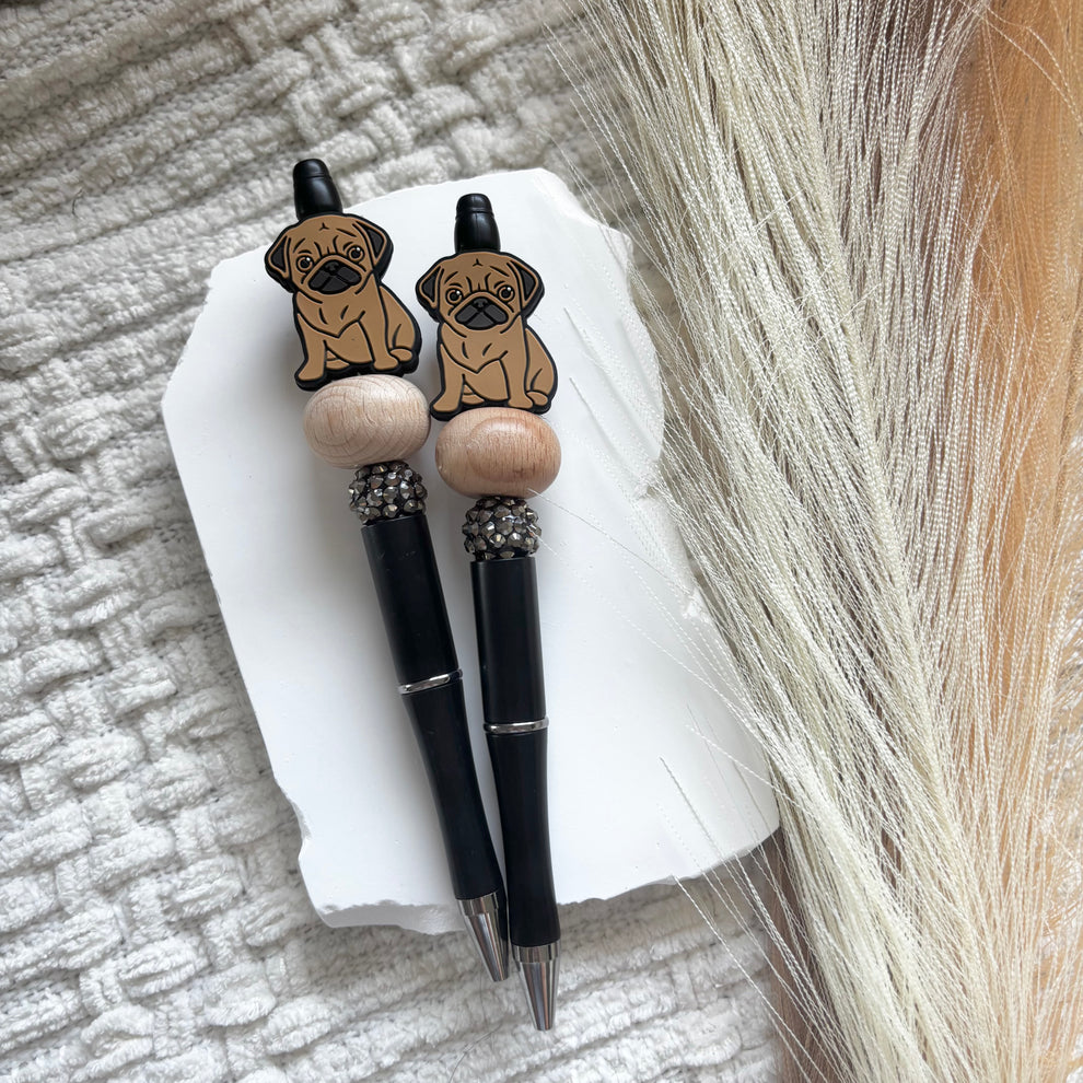 Pug Beaded Pen – KK Scents & Co.